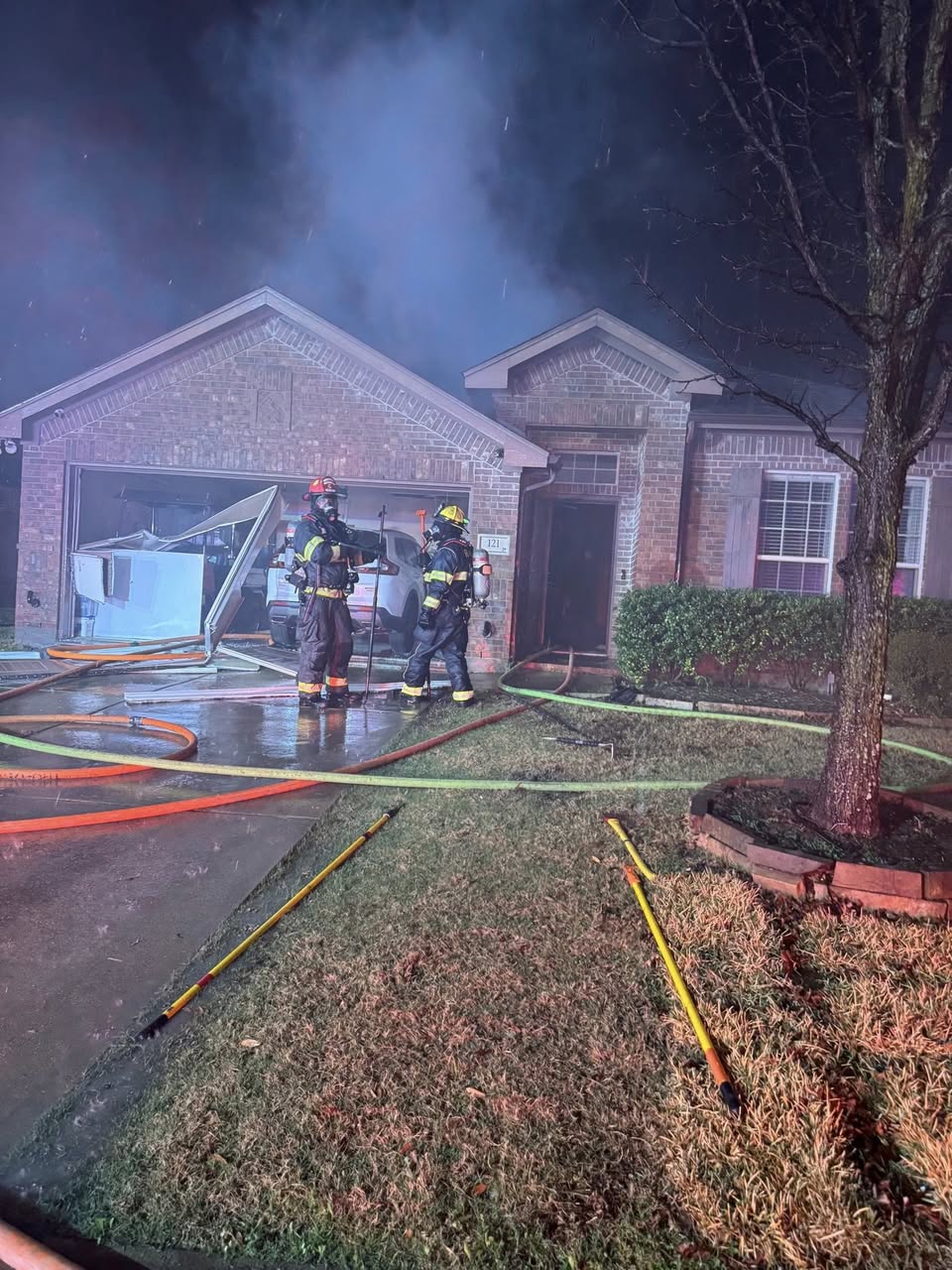 Forney Fire Department Responds to Multiple Structure Fires During Storms