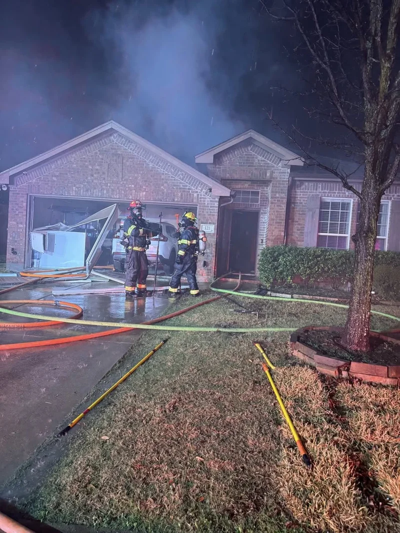 Forney Fire Department Responds to Multiple Structure Fires During Storms