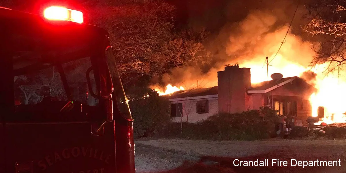 Family displaced after Combine-area fire