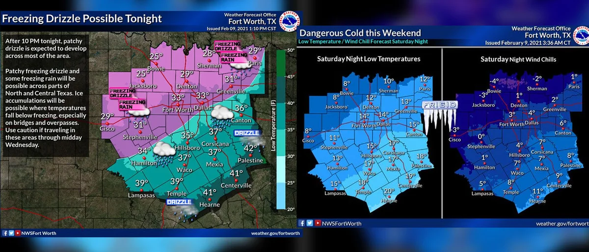 Cold temps and freezing drizzle continue with "dangerously" cold ...