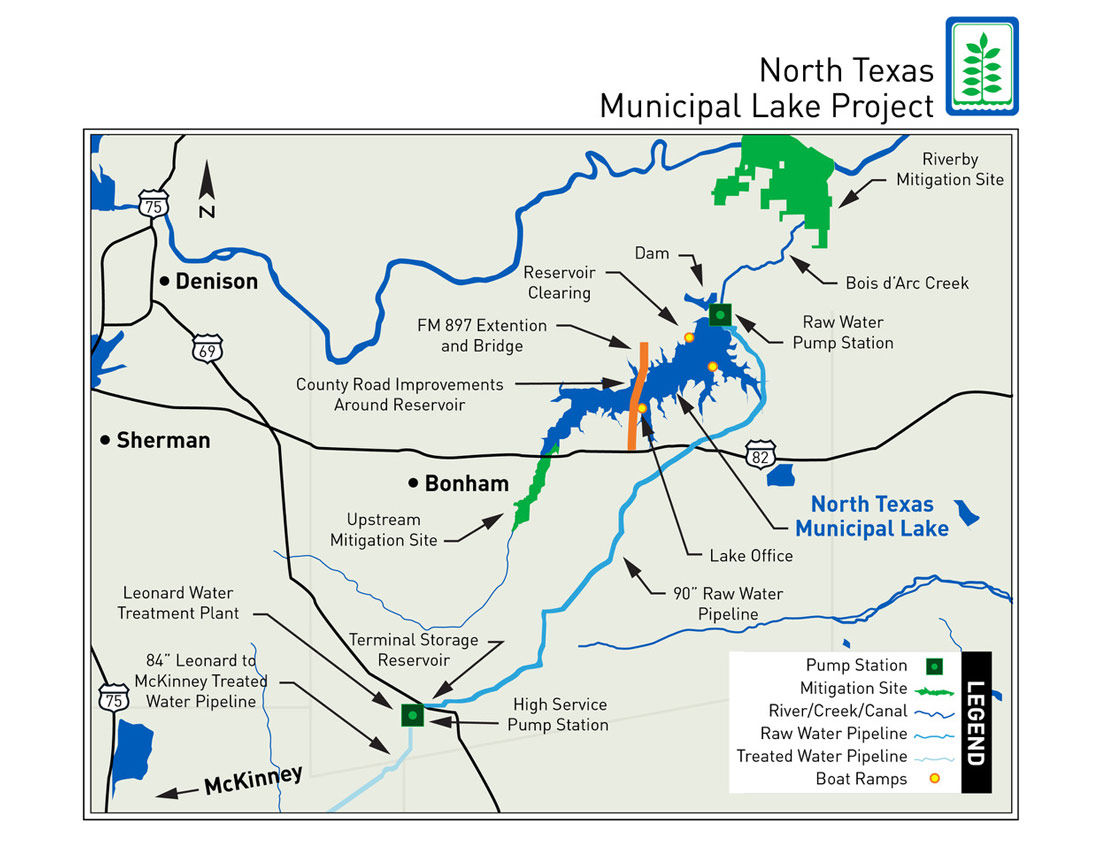 North Texas Municipal Water District breaks ground on newest lake in ...