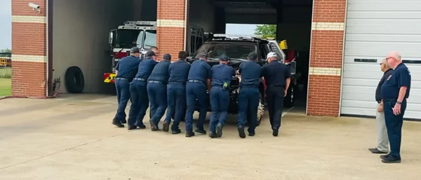 Terrell Fire Department 'pushes in' new Brush 621 into service