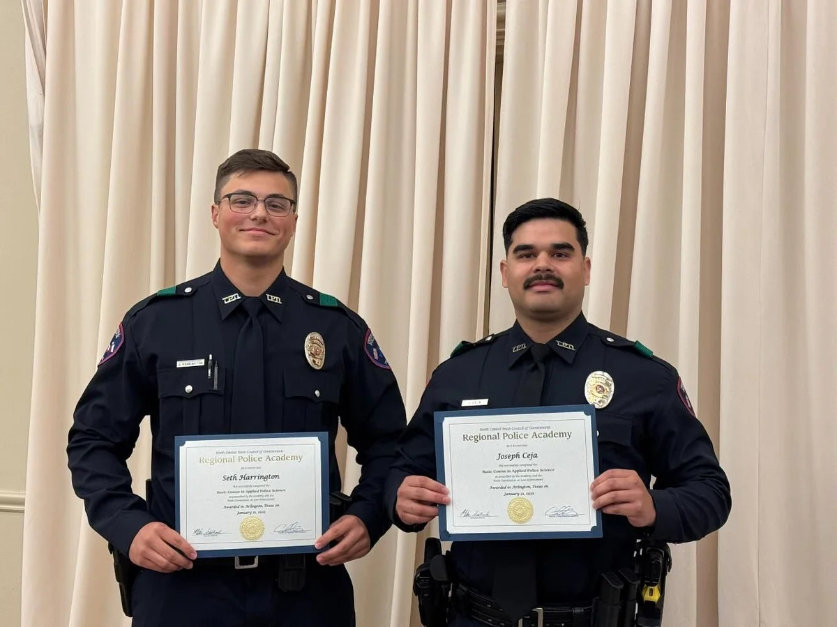 Terrell Police Department Welcomes Officer Joseph Ceja and Officer Seth ...
