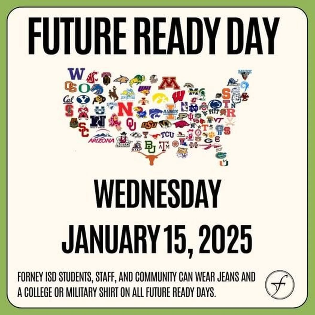 Forney ISD Announces Dress Code for Future Ready Day on January 15