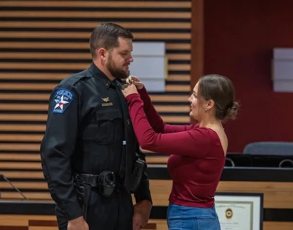 Tanner Gilbert Promoted to Lieutenant with the Forney Police Department